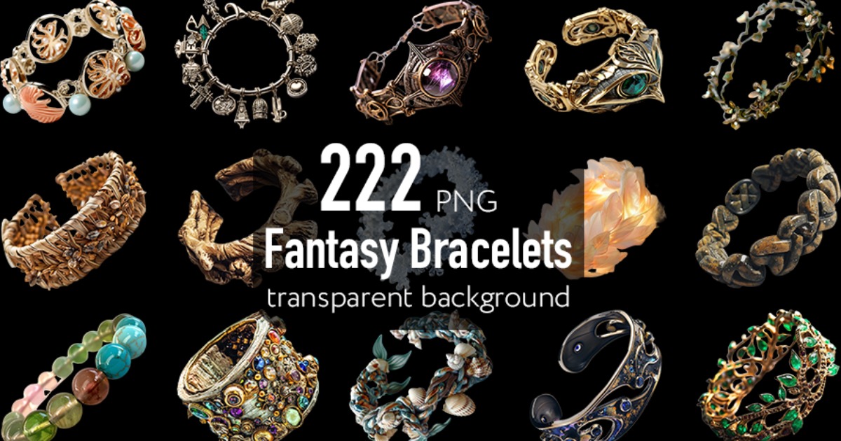 Fantasy Bracelets | 2D | Unity Asset Store