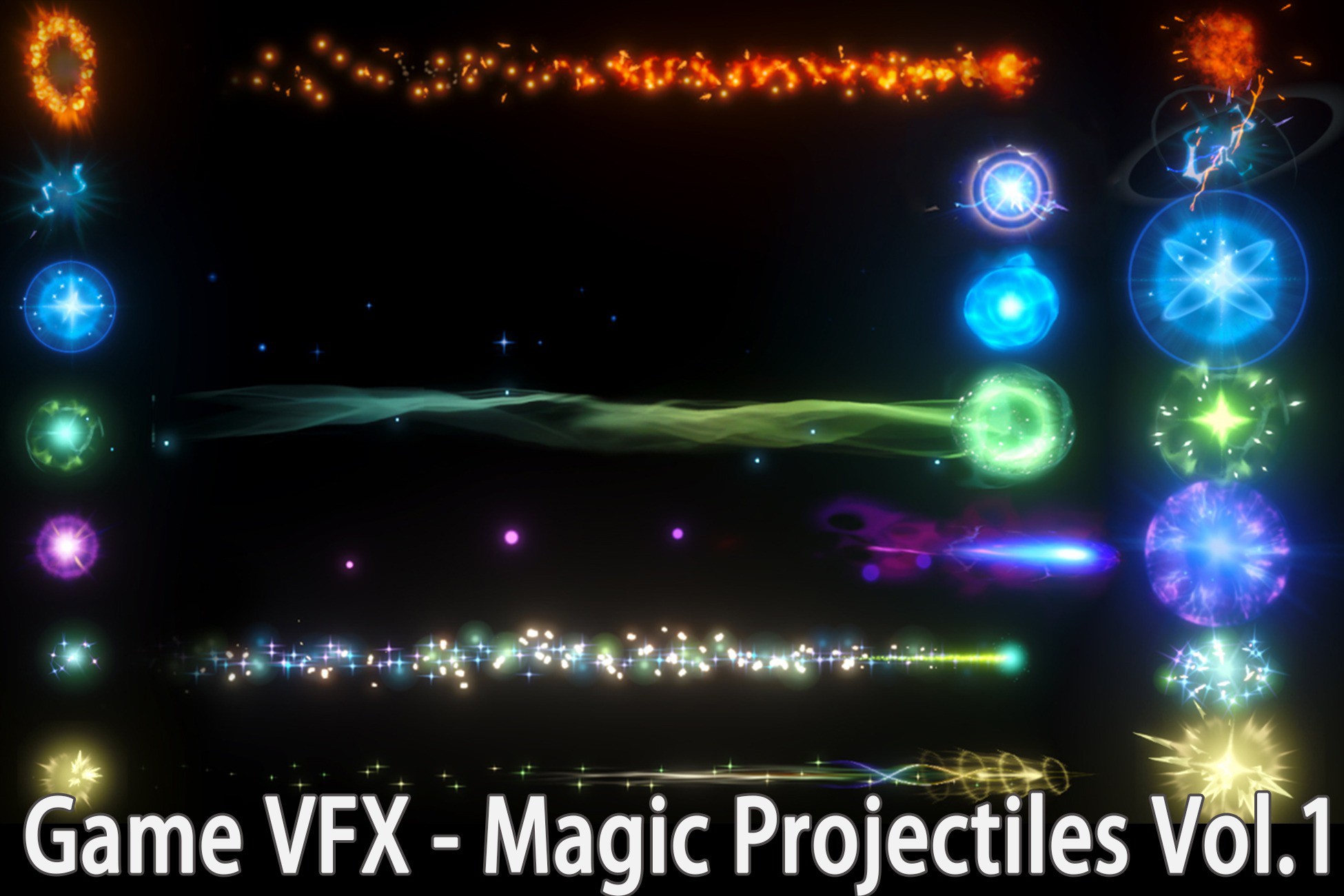 Game VFX – Magic Projectiles Vol.1 by EricWang