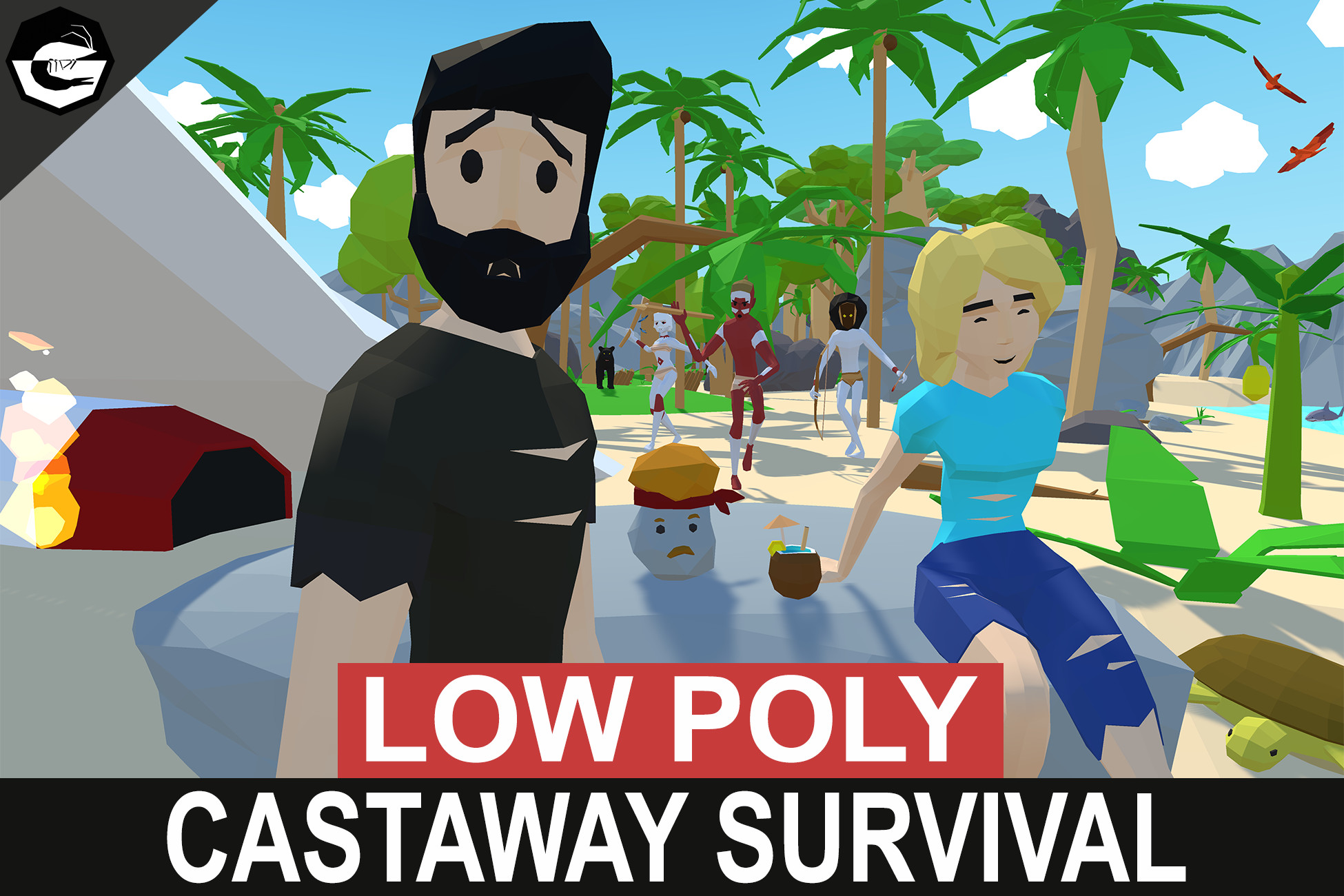 Low Poly Castaway Survival Pack | 3D Landscapes | Unity Asset Store