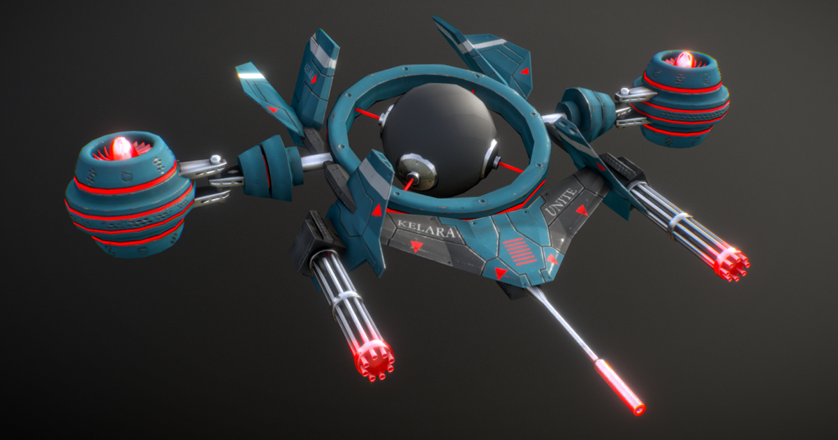 Military Drone | 3D 항공 | Unity Asset Store