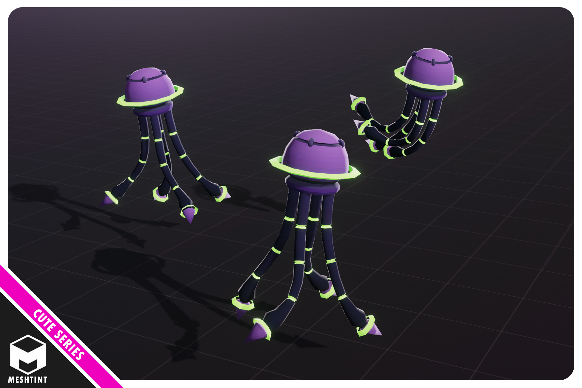Tentacles Robot Cute Series | 3D ロボット | Unity Asset Store