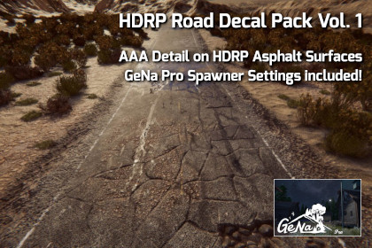 HDRP Road Decal Pack Vol. 1 | Unity AssetStore Price down information
