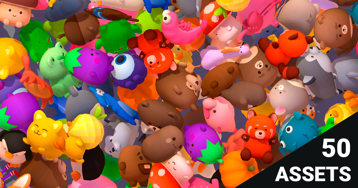 Plush Toys – Low-Poly Pack 1 | 3D Props | Unity Asset Store