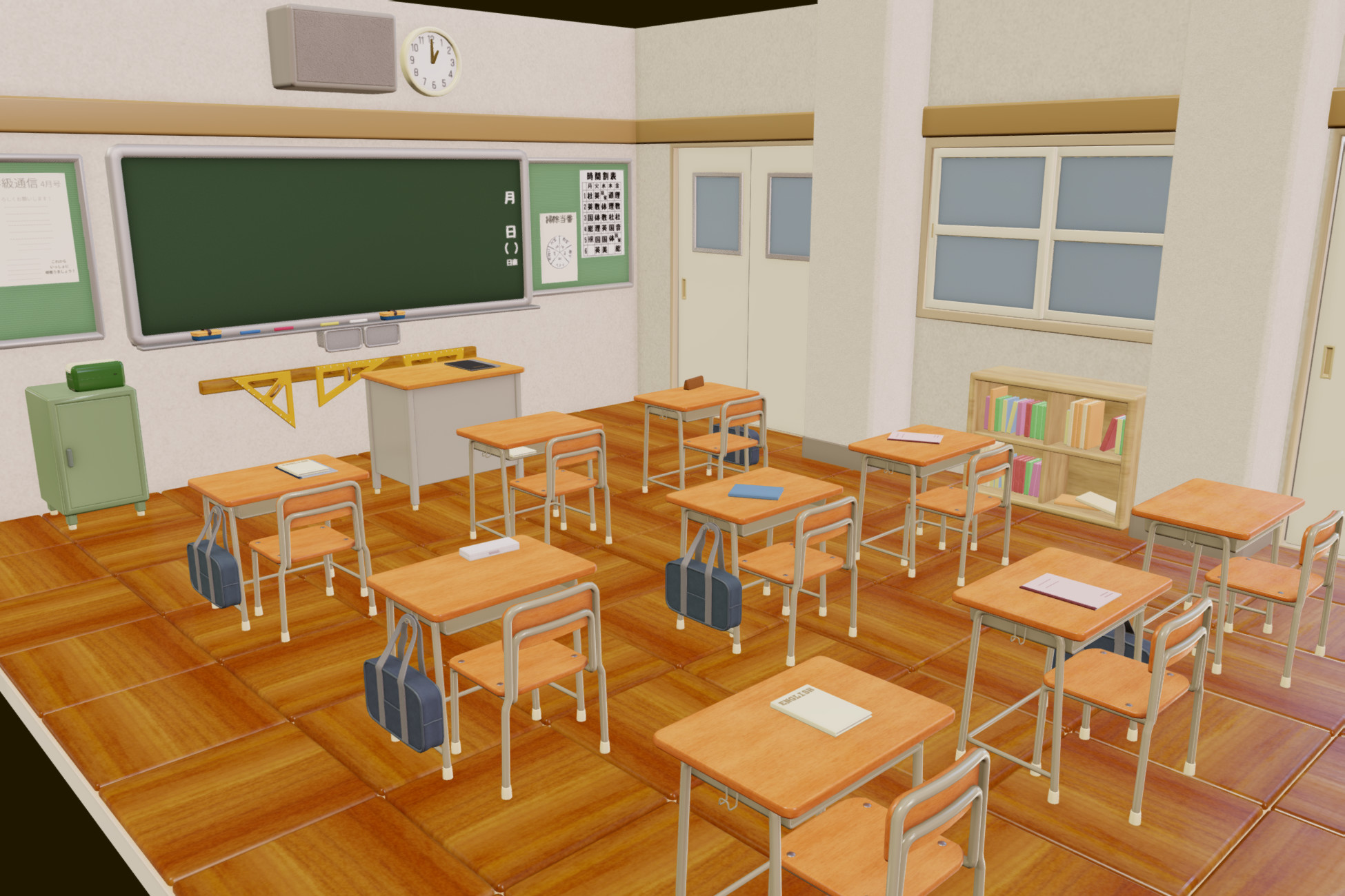 Cute Classroom Set | 3D Interior | Unity Asset Store