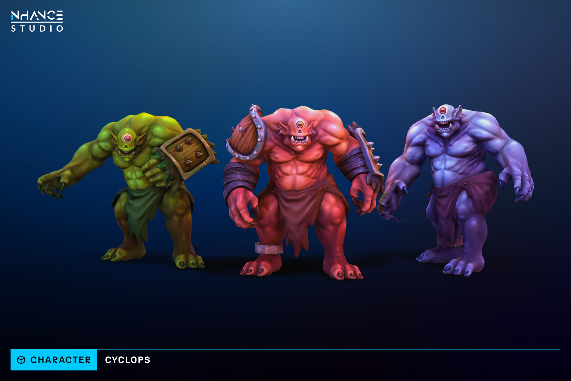 Modular Fantasy Stylized Cyclops Hero | 3D 캐릭터 | Unity Asset Store