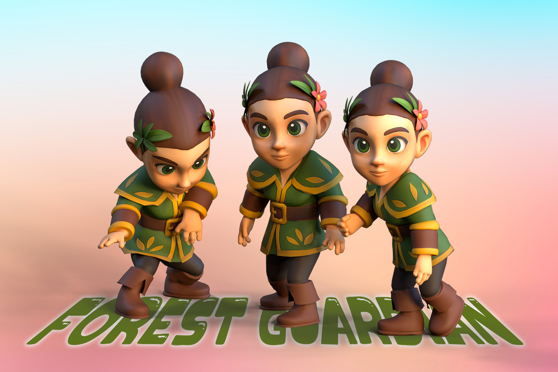 Forest Guardian Animated Character | Characters | Unity Asset Store