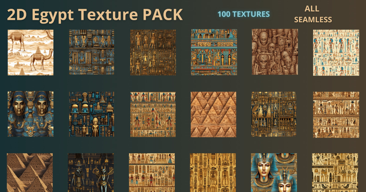 Egyptian texture: Seamless & Tileable Collection | 2D Textures ...