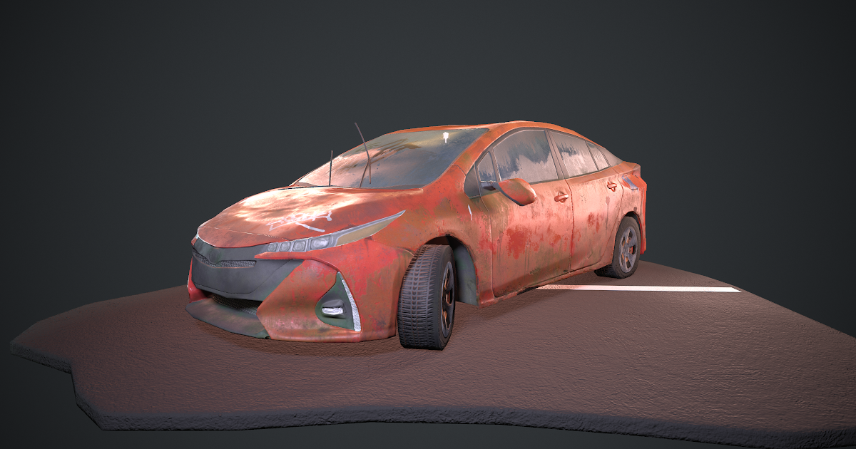Abandoned Car | 3D Urban | Unity Asset Store