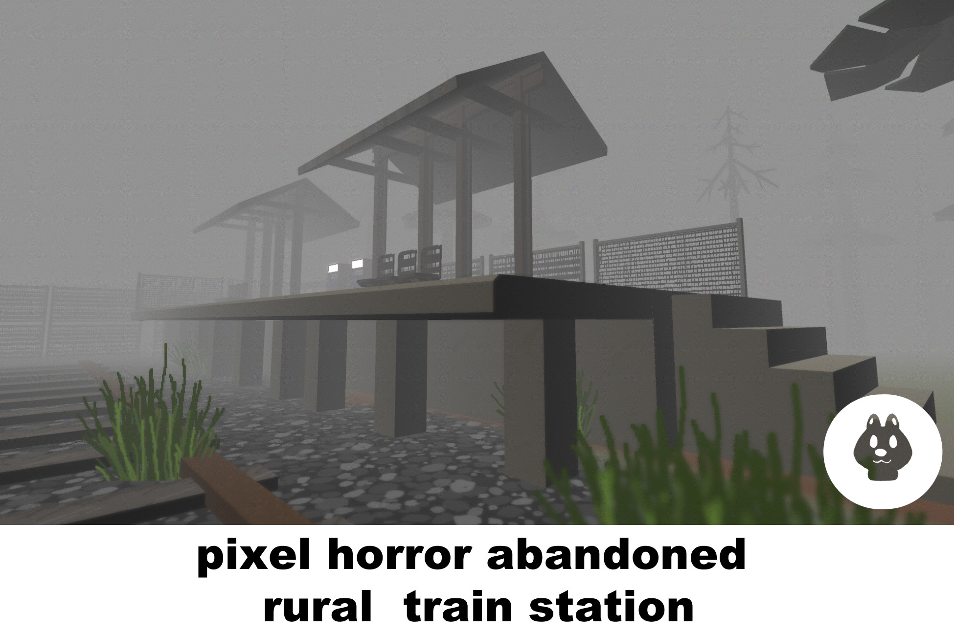 pixel horror abandoned rural train station(Modular) | 3D Urban | Unity Asset Store