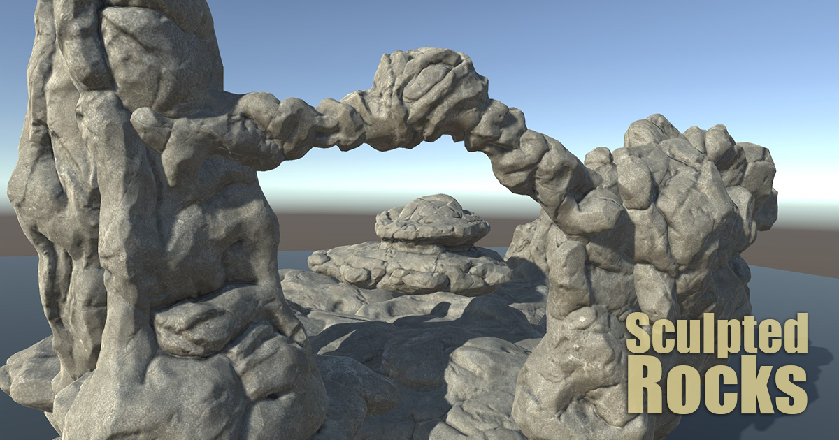Sculpted Rocks Pack | 3D Environments | Unity Asset Store