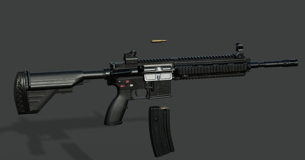 M416 | 3D 총기 | Unity Asset Store