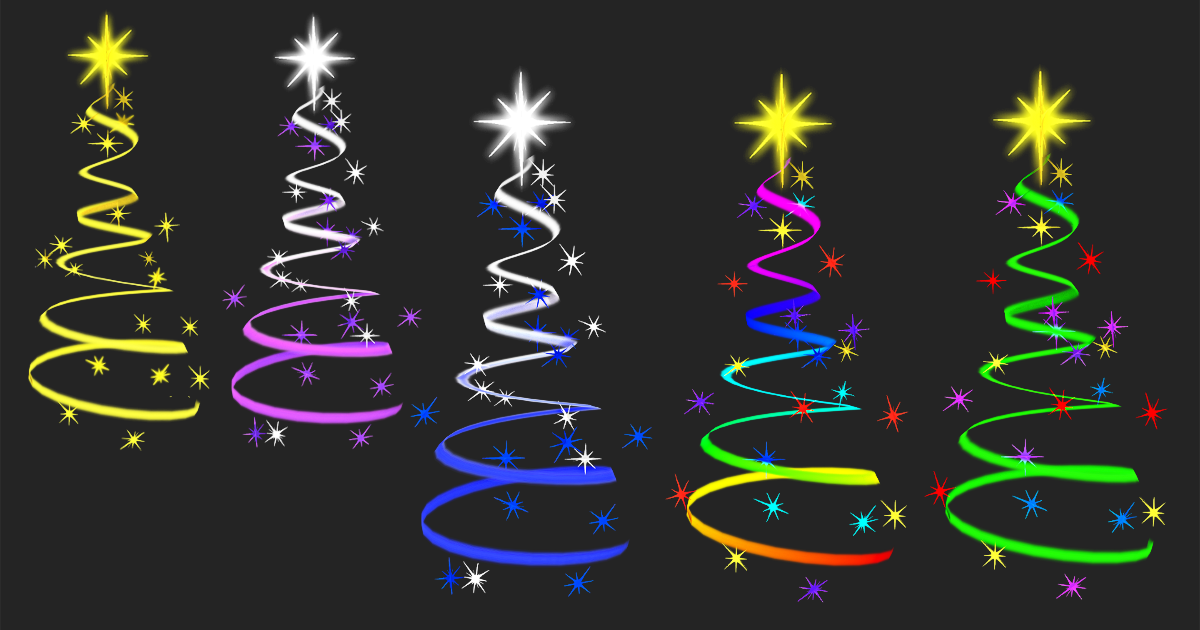 Christmas Tree 2 - with Lights Particle | VFX Particles | Unity Asset Store