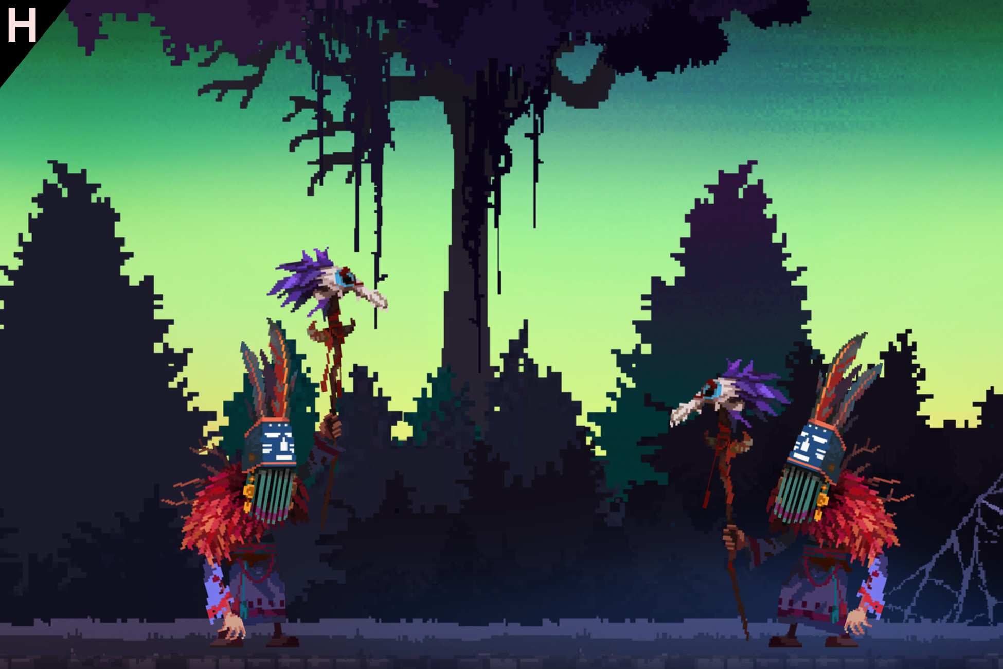 Pixel Blood Witch Master | 2D キャラクター | Unity Asset Store