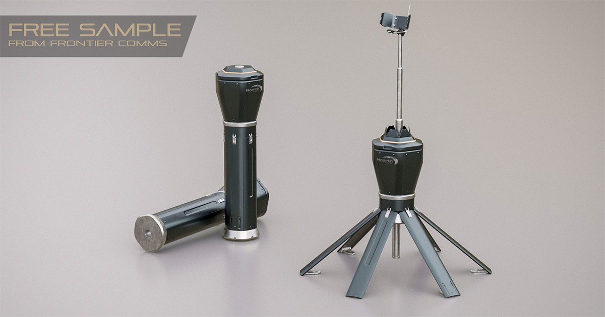 Distress Beacon (Free Sample) — Frontier Comms | 3D Electronics | Unity ...