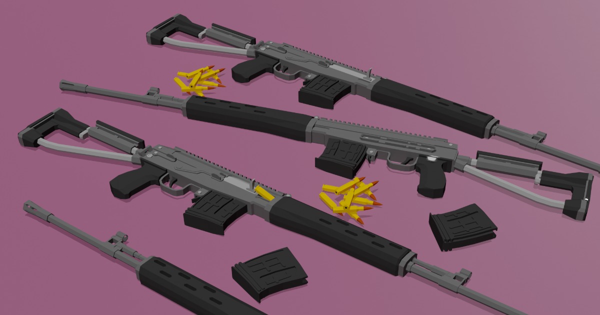 GLASSOFCOINS - Low Poly FPS pack | 3D Weapons | Unity Asset Store