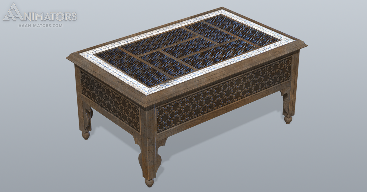 Low Poly Table 03 | 3D Furniture | Unity Asset Store