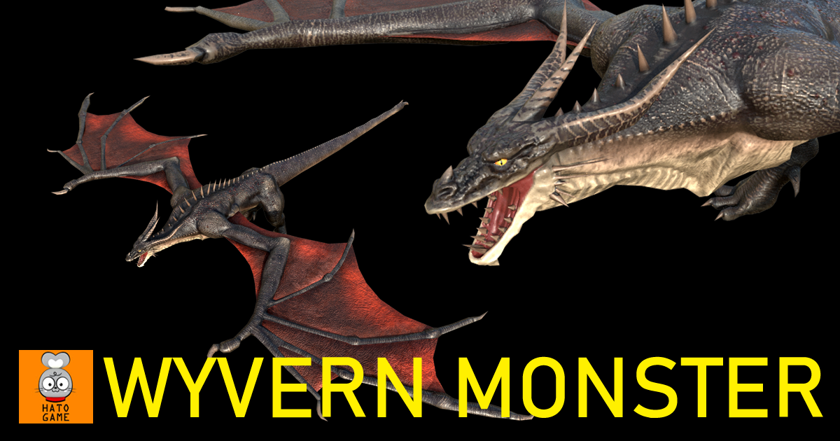 01_Monster: Wyvern Boss | Characters | Unity Asset Store