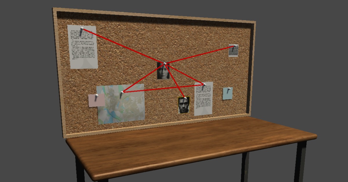 Detective Board | Level Design | Unity Asset Store
