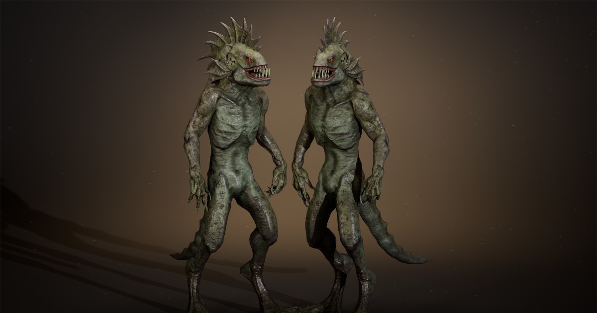 Swamp Fish Mutant | 3D Creatures | Unity Asset Store