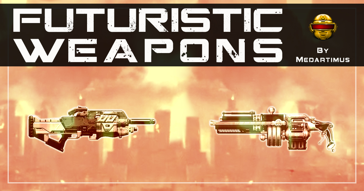 Futuristic Weapons FiringFX with Sounds | Weapons Sound FX | Unity ...