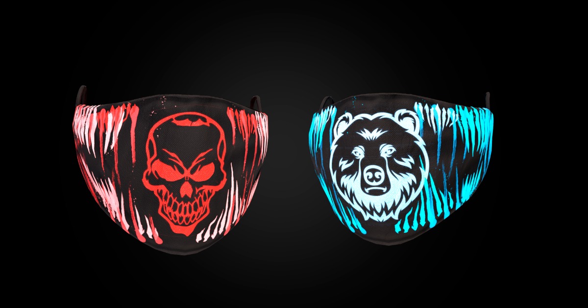 Neon Mask | Props | Unity Asset Store