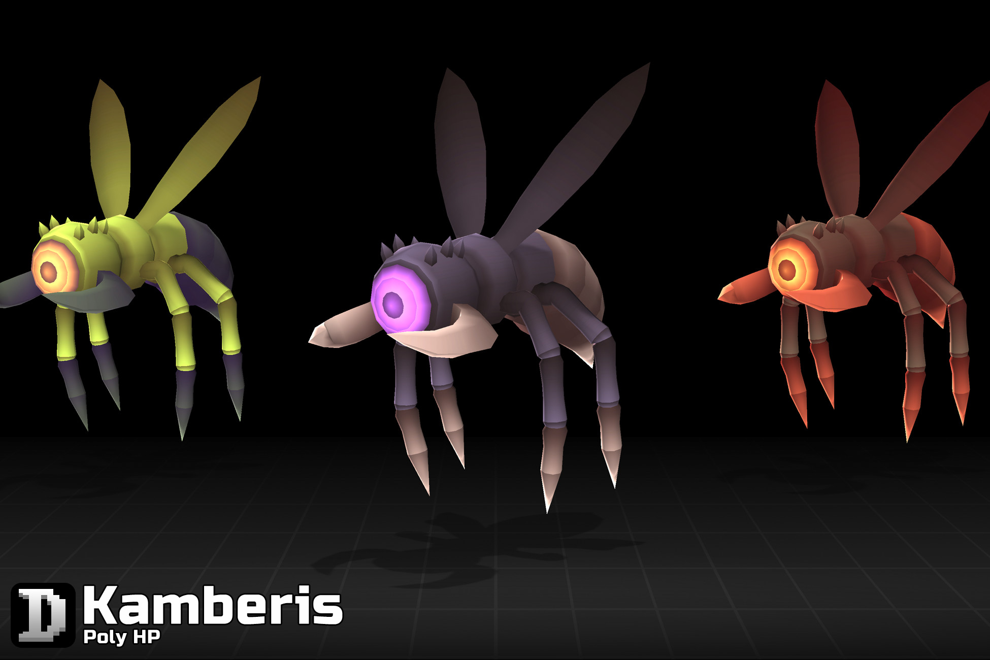 Poly HP - Kamberis | 3D Creatures | Unity Asset Store