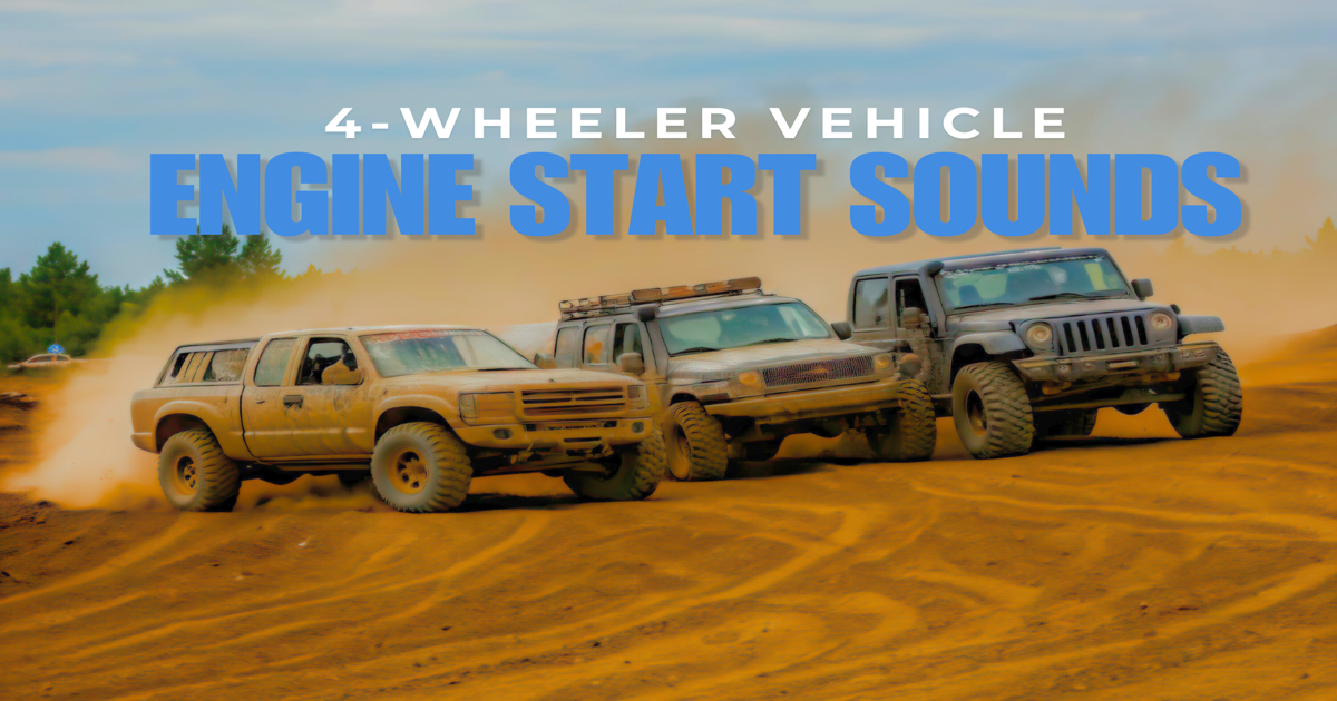 Four-WHEELER ENGINE STARTUP SOUNDS | Transportation Sound FX | Unity ...