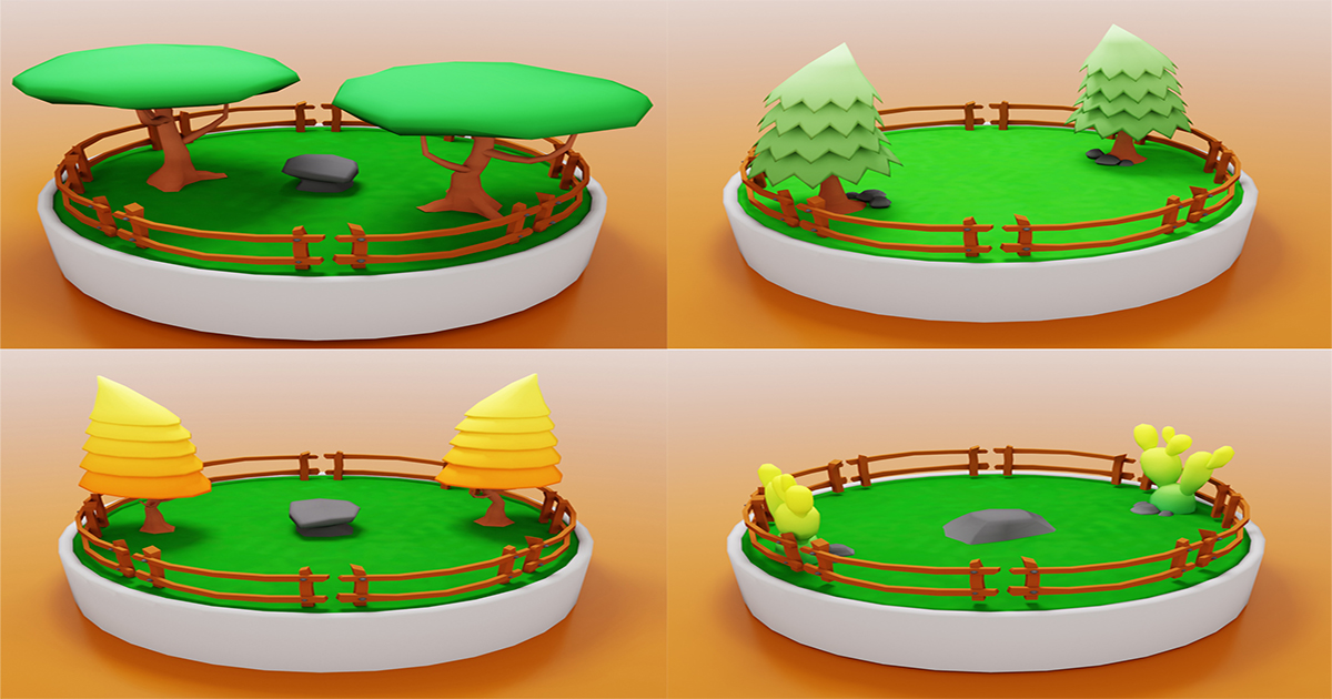 Forest Cartoon Pack | 3D Environments | Unity Asset Store