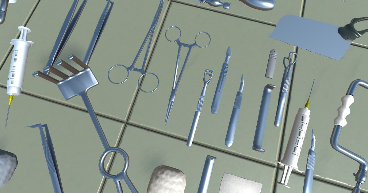 Surgical Instruments - hospital props | 3D Tools | Unity Asset Store