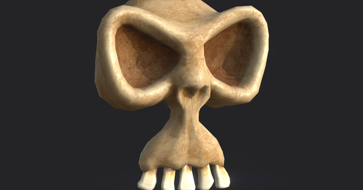 Cartoon Scull | 3D 소품 | Unity Asset Store