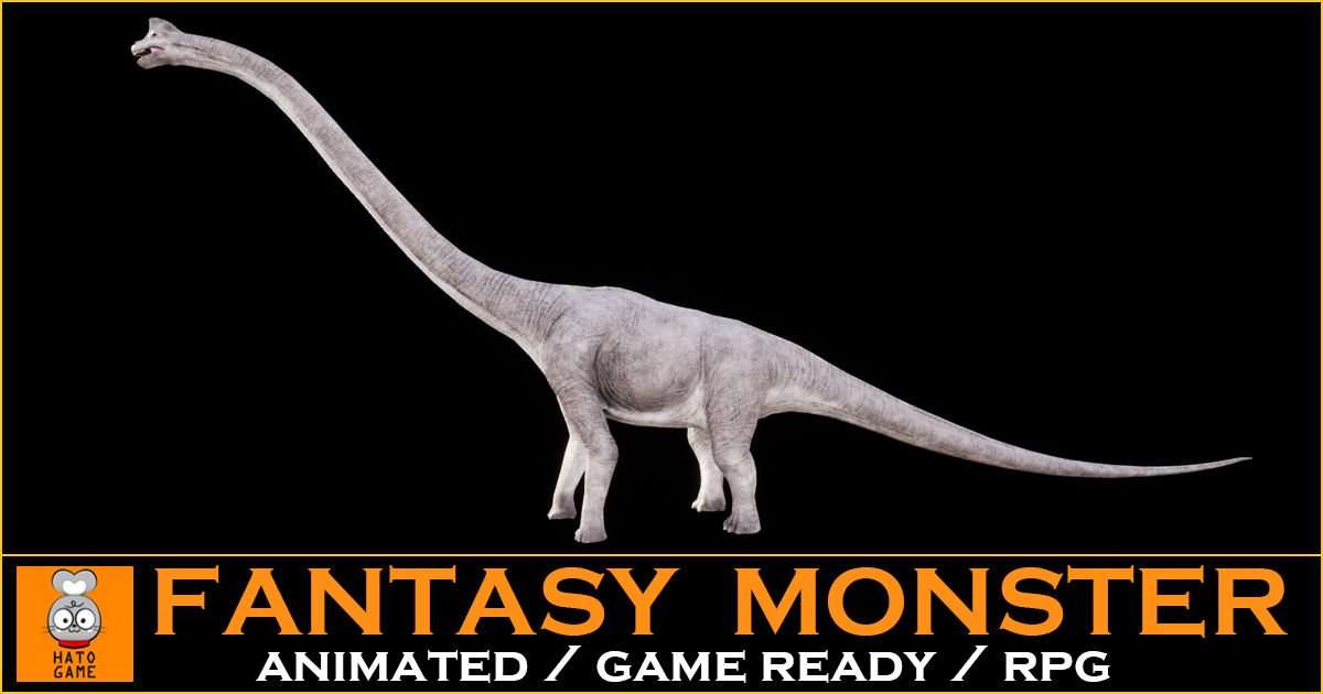 01_Brachiosaurus | 3D Characters | Unity Asset Store