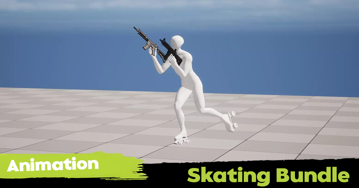 Skating Bundle Animation | 3D アニメーション | Unity Asset Store