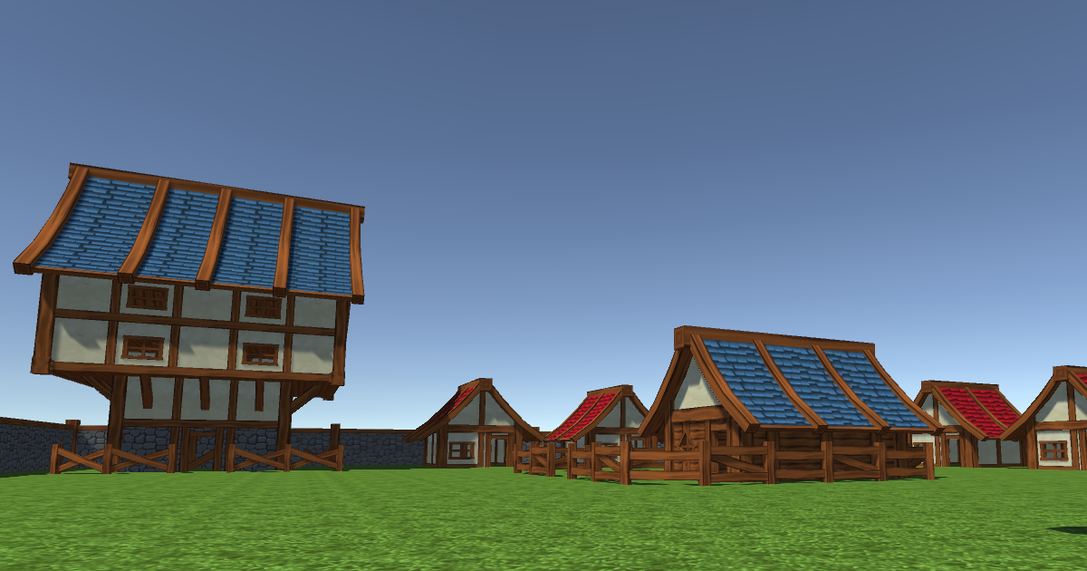 Stylized Modular Fantasy House | 3D Fantasy | Unity Asset Store