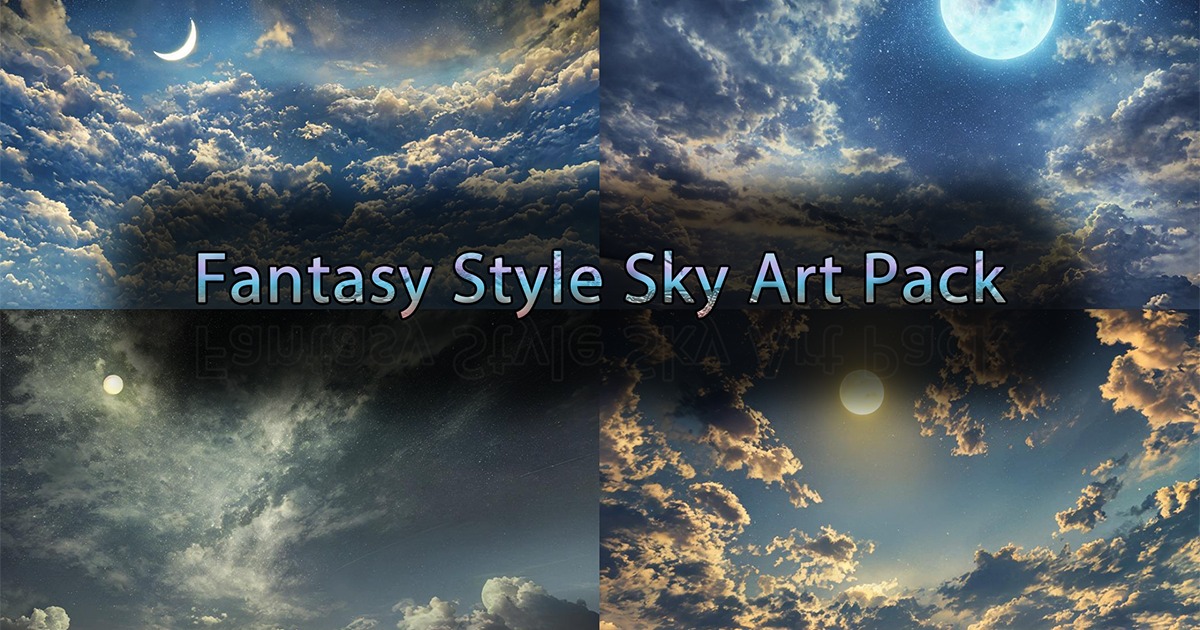 Fantasy Style Sky Art Pack | 2D Environments | Unity Asset Store