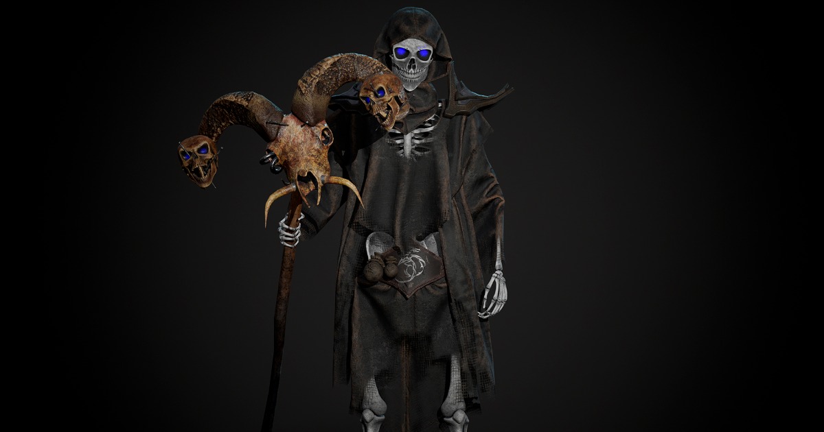 Skeleton Mag (Modular) | 3D Creatures | Unity Asset Store