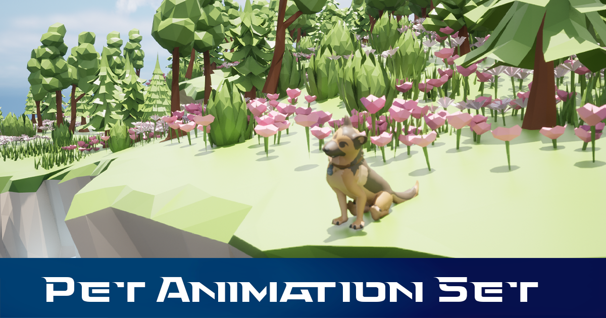 Pet Animation Set | 3D アニメーション | Unity Asset Store