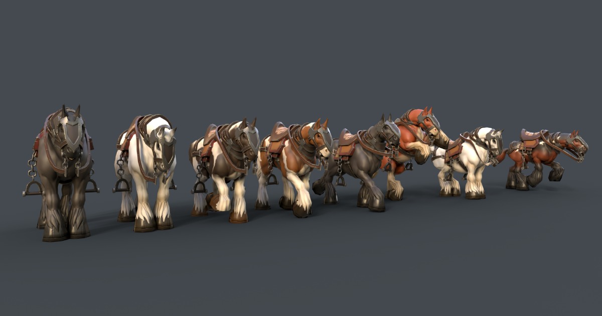 Stylized Horse | Characters | Unity Asset Store