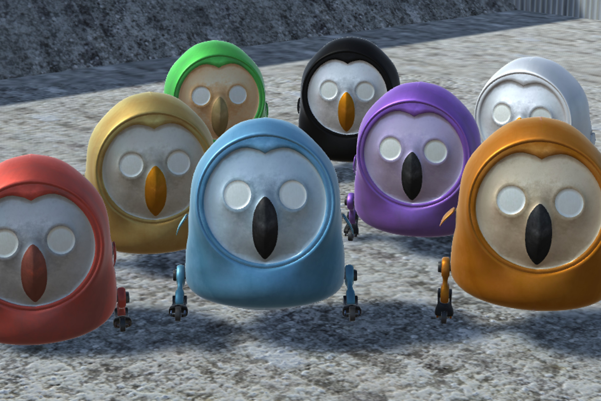 Metallic Birds | 3D Robots | Unity Asset Store