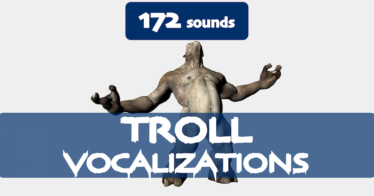 Troll Vocalizations | Creatures Sound FX | Unity Asset Store