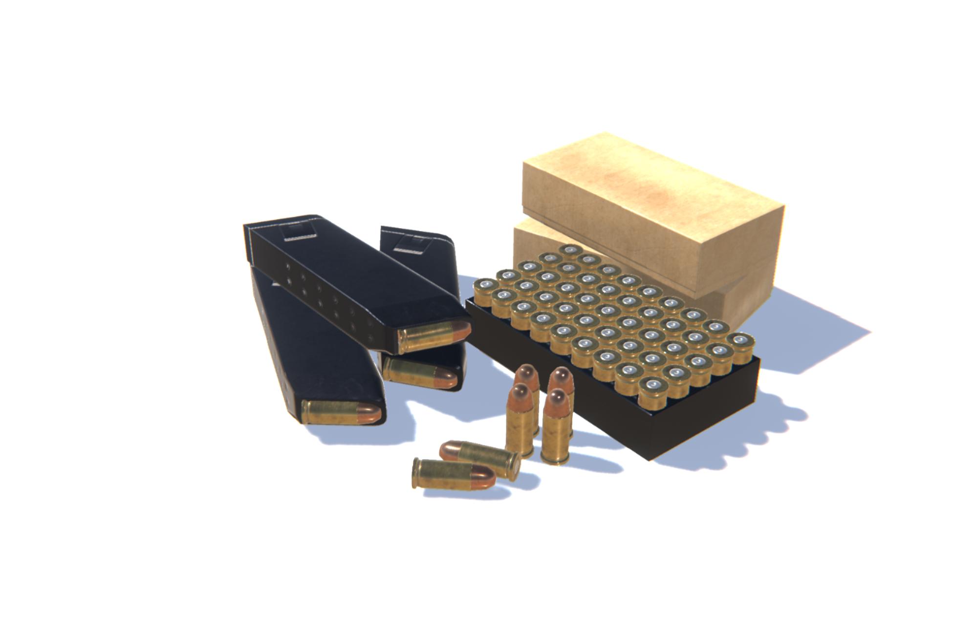 45ACP Ammo Pack | 3D Guns | Unity Asset Store