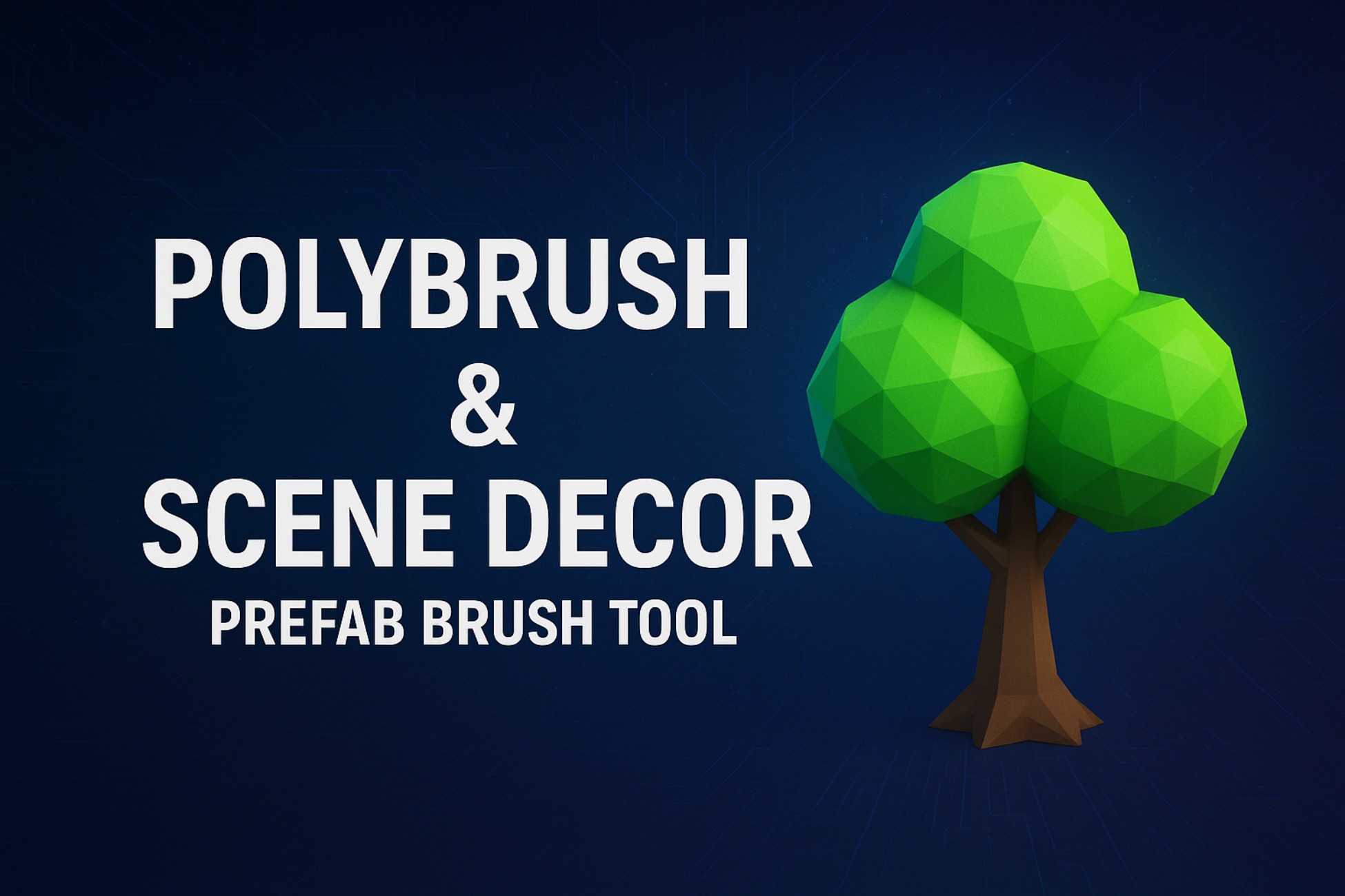 PolyBrush & Scene Decor, Prefab Brush Tool | Level Design | Unity Asset ...
