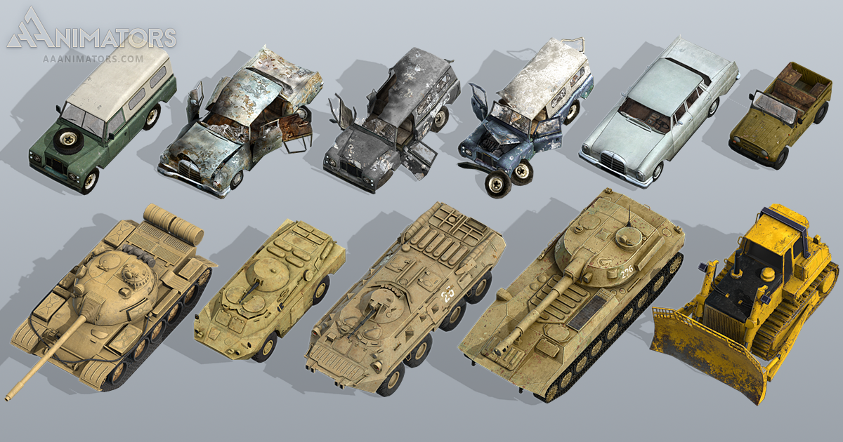 Low Poly 3D Vehicles Game Pack | 3D Land | Unity Asset Store