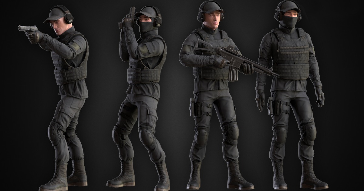 Light Soldier in Cap Night | 캐릭터 | Unity Asset Store