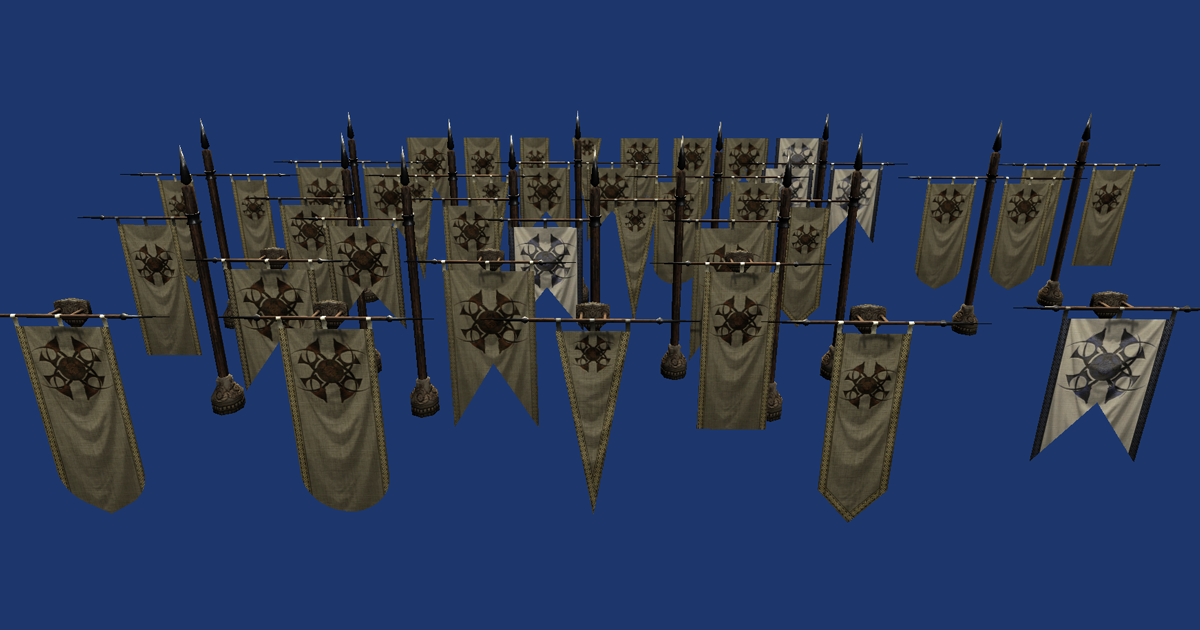 Medieval Banners | 3D | Unity Asset Store