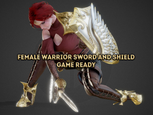 Female Warrior Sword and Shield | Characters | Unity Asset Store