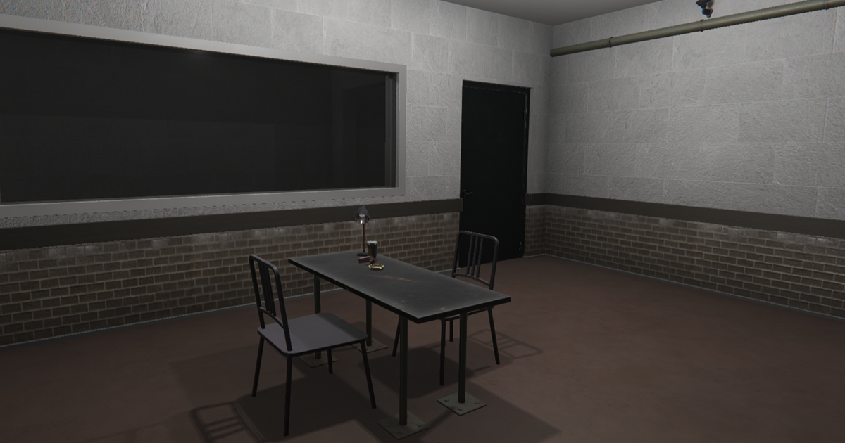Interrogation room - interior and props | 3D Interior | Unity Asset Store