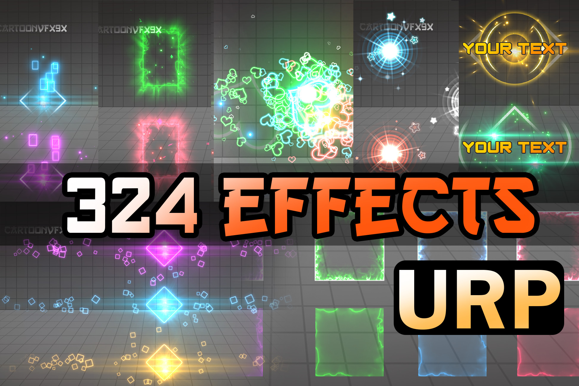 UI VFX Collection Megapack - URP | Fire & Explosions | Unity Asset Store