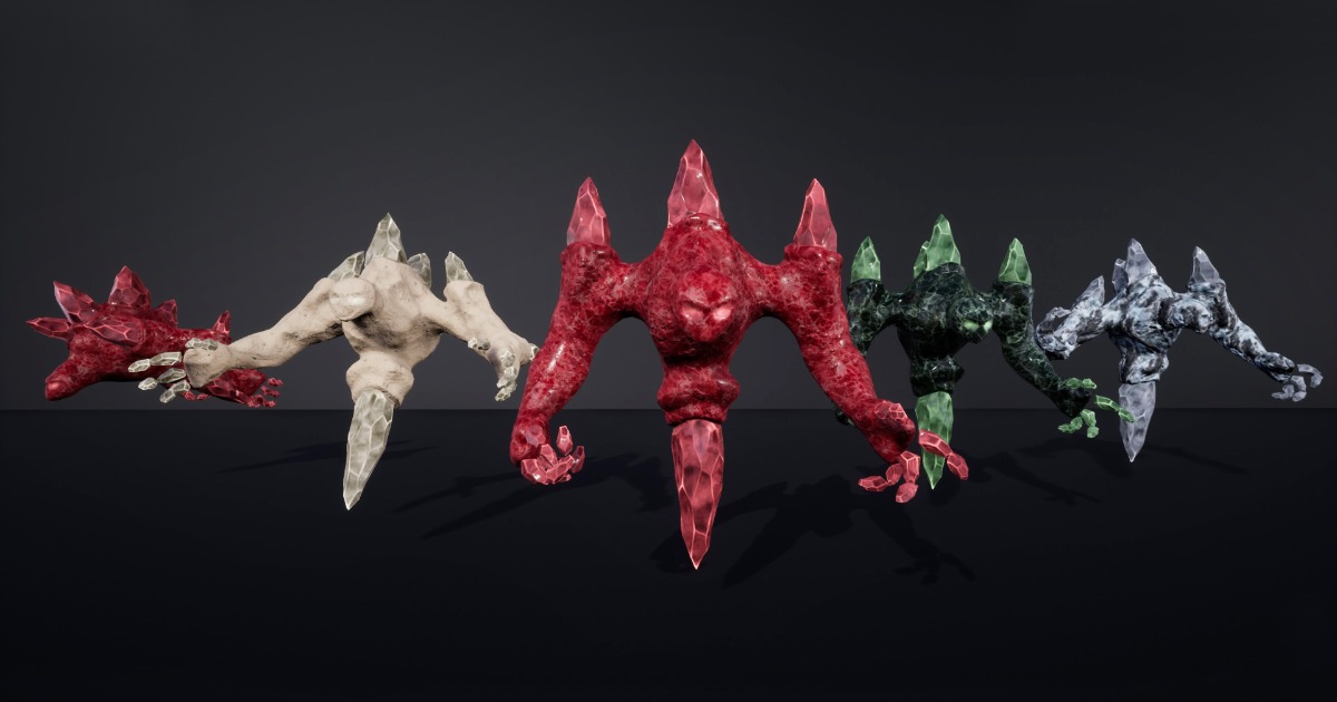 Crystal elemental | 3D Creatures | Unity Asset Store