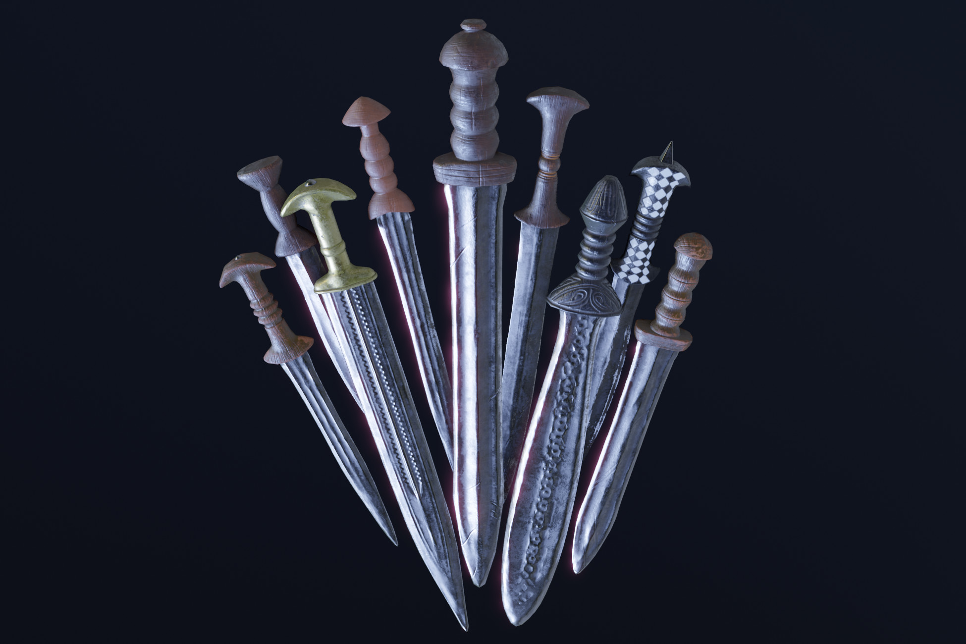 Daggers_pack02 | 3D 武器 | Unity Asset Store