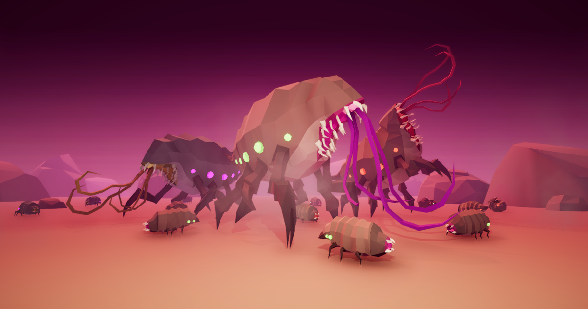 Polygonal - Alien Magantis | 3D Creatures | Unity Asset Store